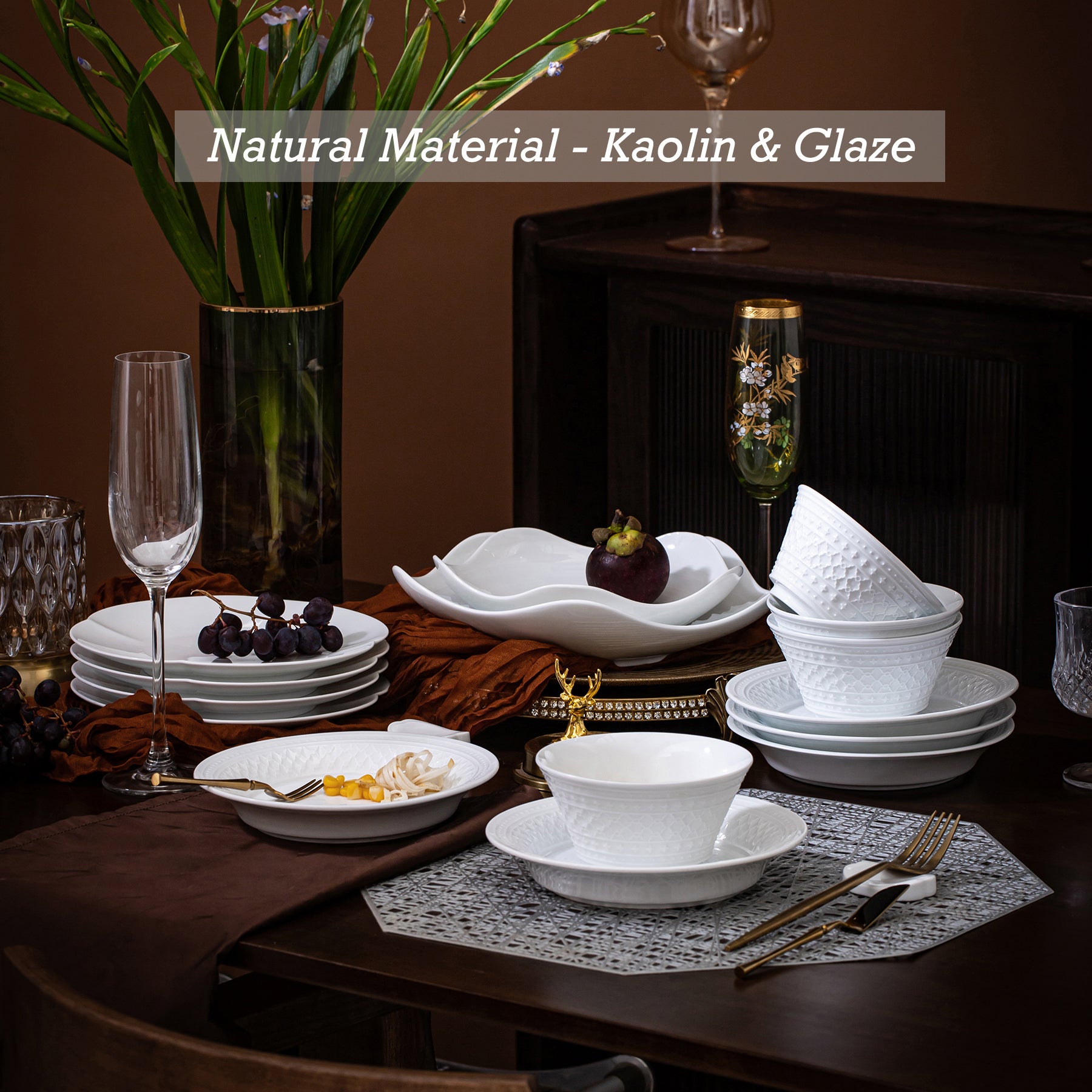 High Class Dinnerware Set/bowl&plate for 1 or multiple – Bontii